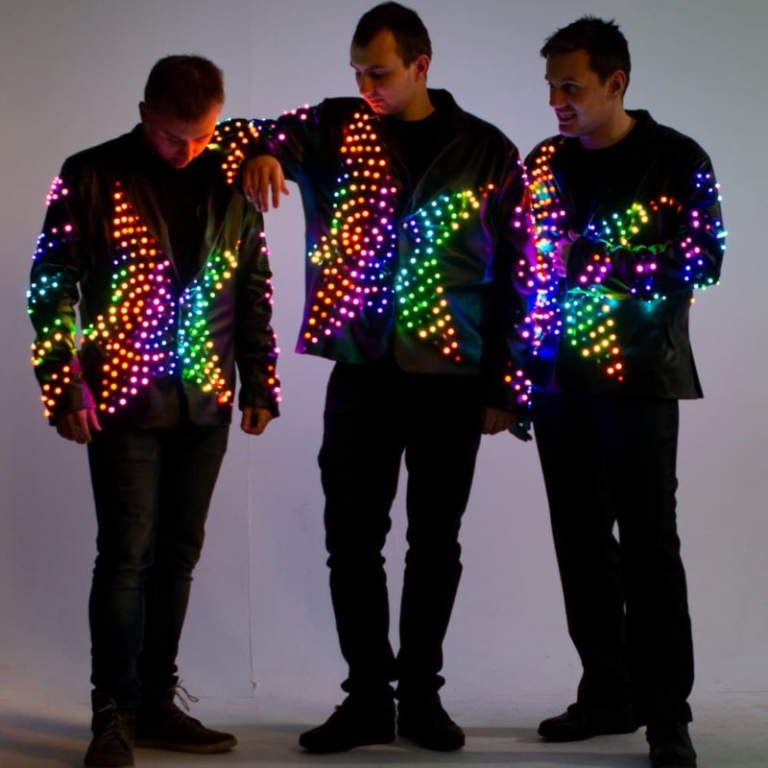 SMART LED light up fashion jacket - "Star" _P14 - by ETERESHOP