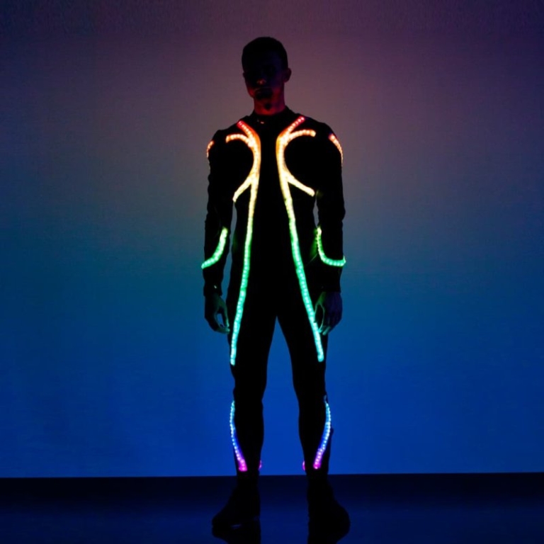 LED light up flyboard water costume for water shows - by ETERESHOP