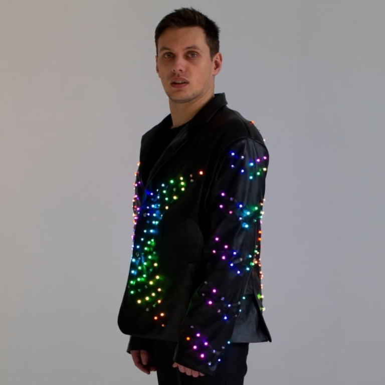 SMART LED light up fashion jacket - "Star" _P14 - by ETERESHOP