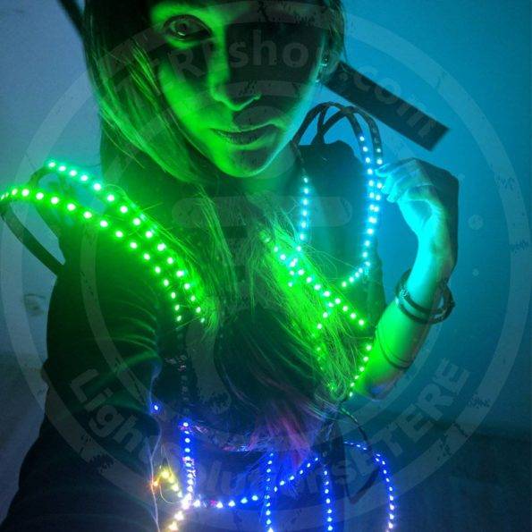 Rave festival light clothes, costume and outfit - Cordelia - by ETERESHOP