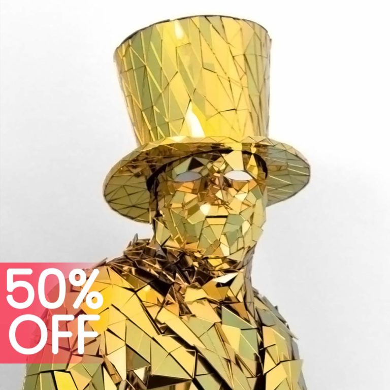 Mirror Man costumes at an affordable price - Light Solutions ETERE