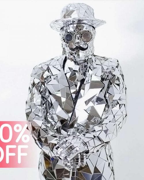 Mirror Man costumes at an affordable price - Light Solutions ETERE