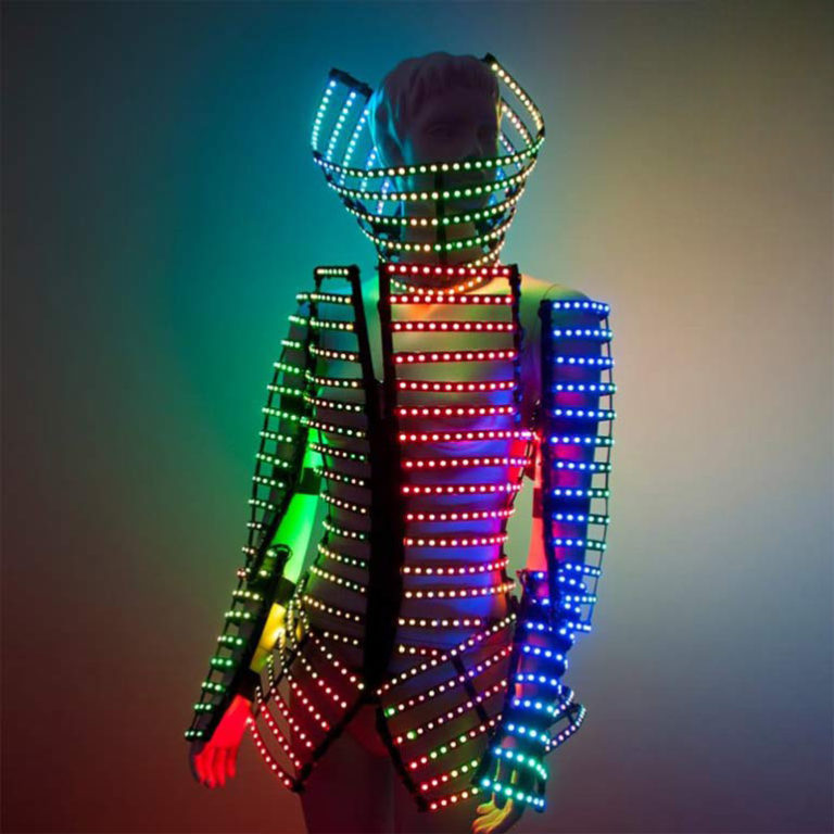 Galaxy light up clothing - Fancy dress with rainbow belt - by ETERESHOP