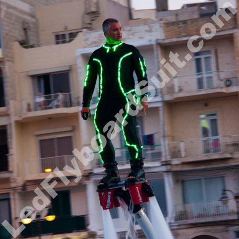 LED display Light up Suit - Glow in the dark costumes - by ETERESHOP