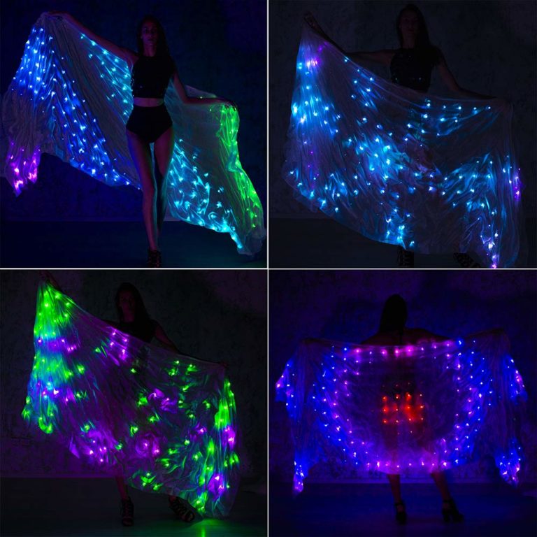 Buy Led belly dance veil for stage shows at a low price - by ETERESHOP