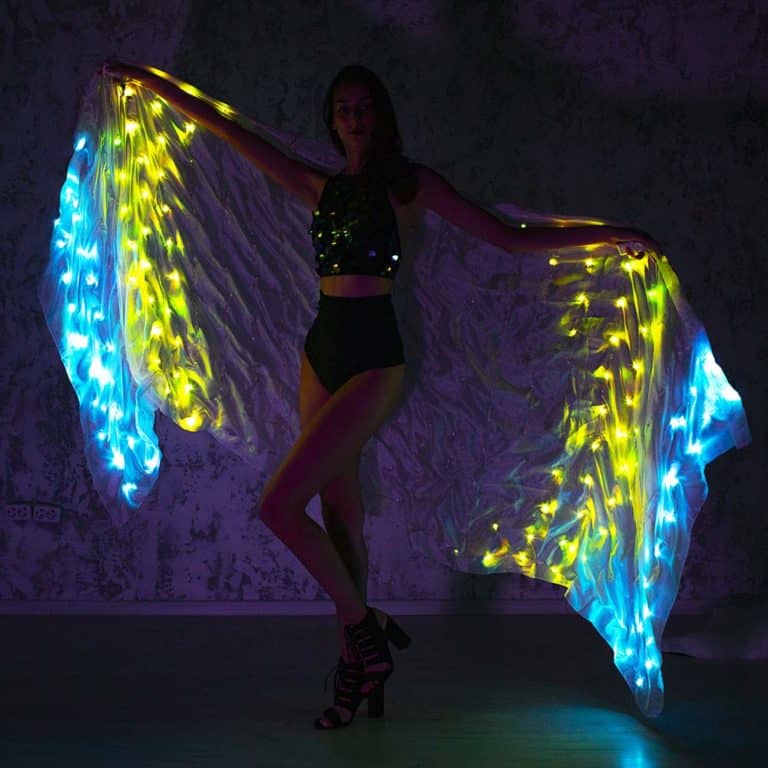 Buy Led belly dance veil for stage shows at a low price - by ETERESHOP