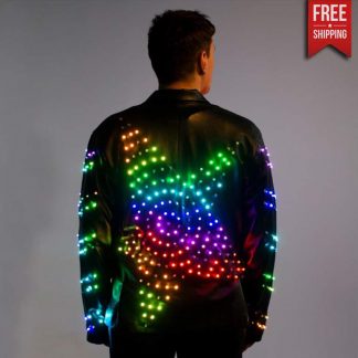 SMART LED light up fashion jacket - "Star" - Light Solutions ETERE - by ...
