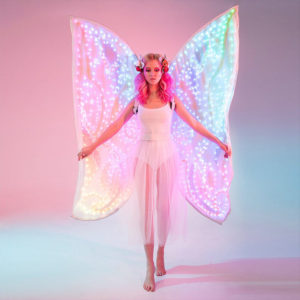 Large LED Wings for adults at an affordable price - Light Solutions ETERE