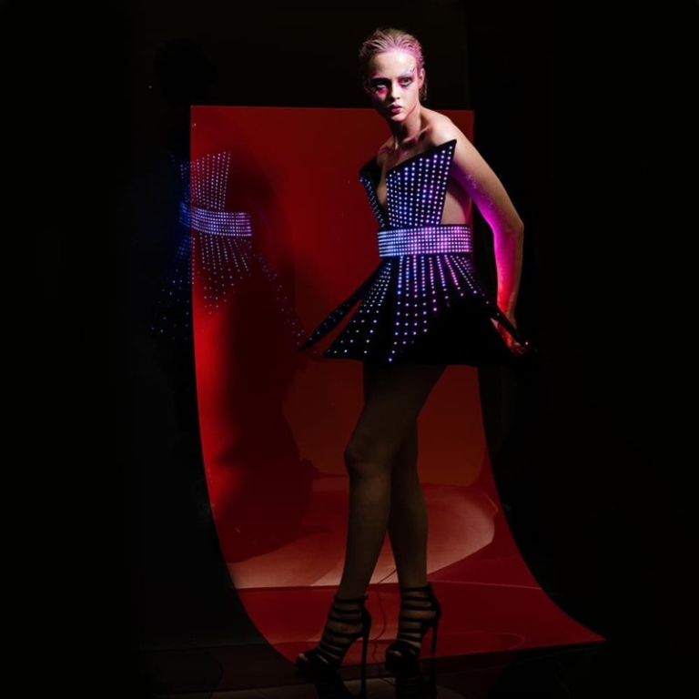 Festival fashion LED costume- light up dress EVA - by ETERESHOP
