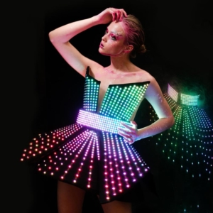 Festival fashion LED costume- light up dress EVA - by ETERESHOP