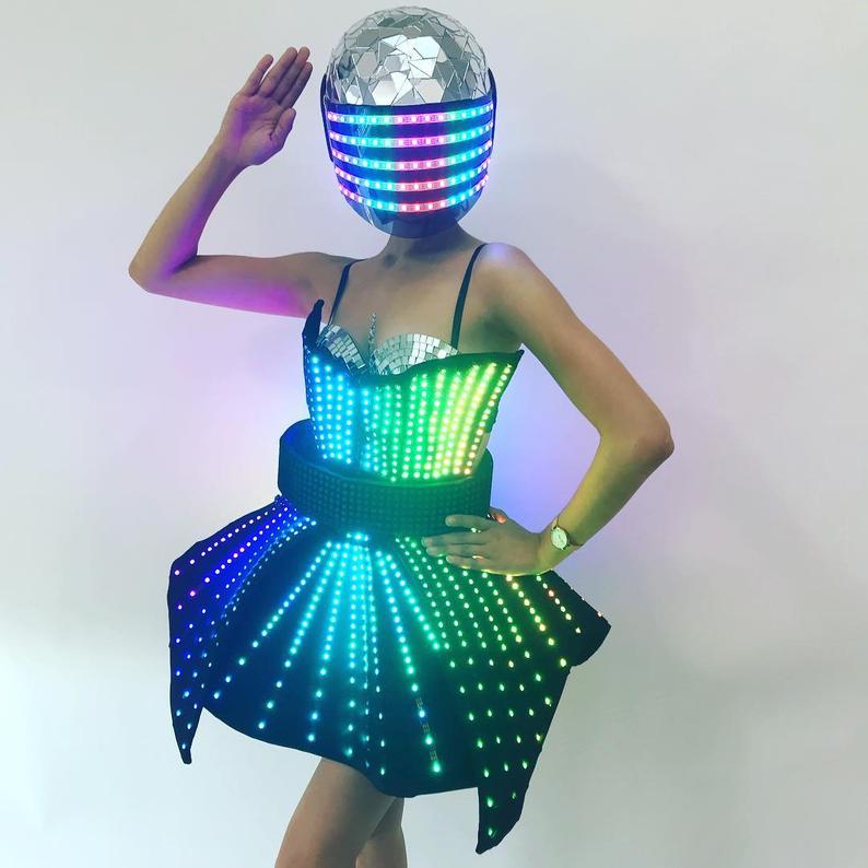 Top-17 LED Light Dresses of 2019 - Light Solutions ETERE - by ETERESHOP