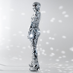 Aerial gymnastics metallic full mirror bodysuit _M07-6 - by ETERESHOP