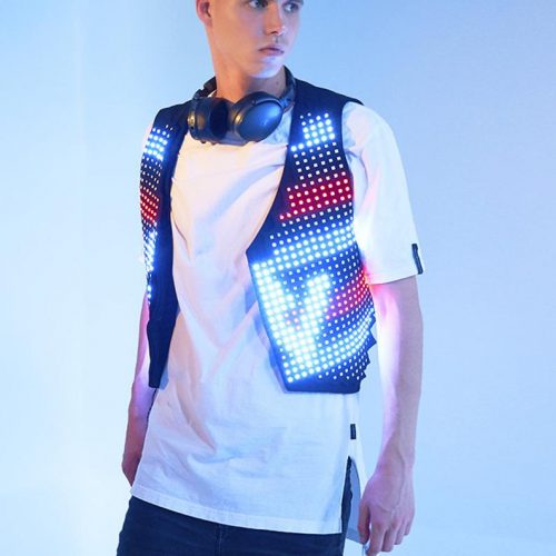 LED Screen Vest light up Festival wear _С44 - by ETERESHOP