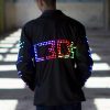 LED light up stylish custom logo jacket costume _P14-1 - by ETERESHOP