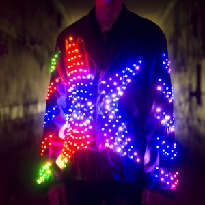 LED light up stylish custom logo jacket costume _P14-1 - by ETERESHOP