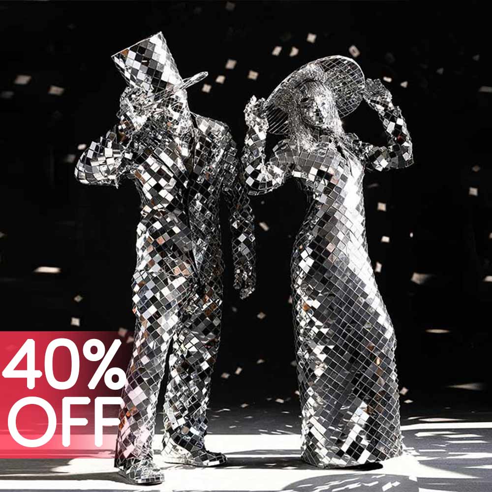 Mirror Man costumes at an affordable price - Light Solutions ETERE