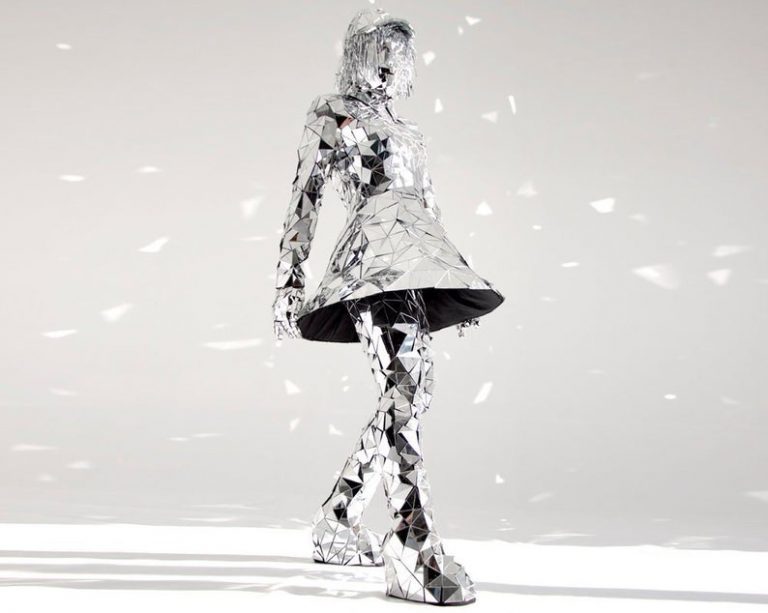 Mirror Girl glass lady animation costume dress _M18 - by ETERESHOP