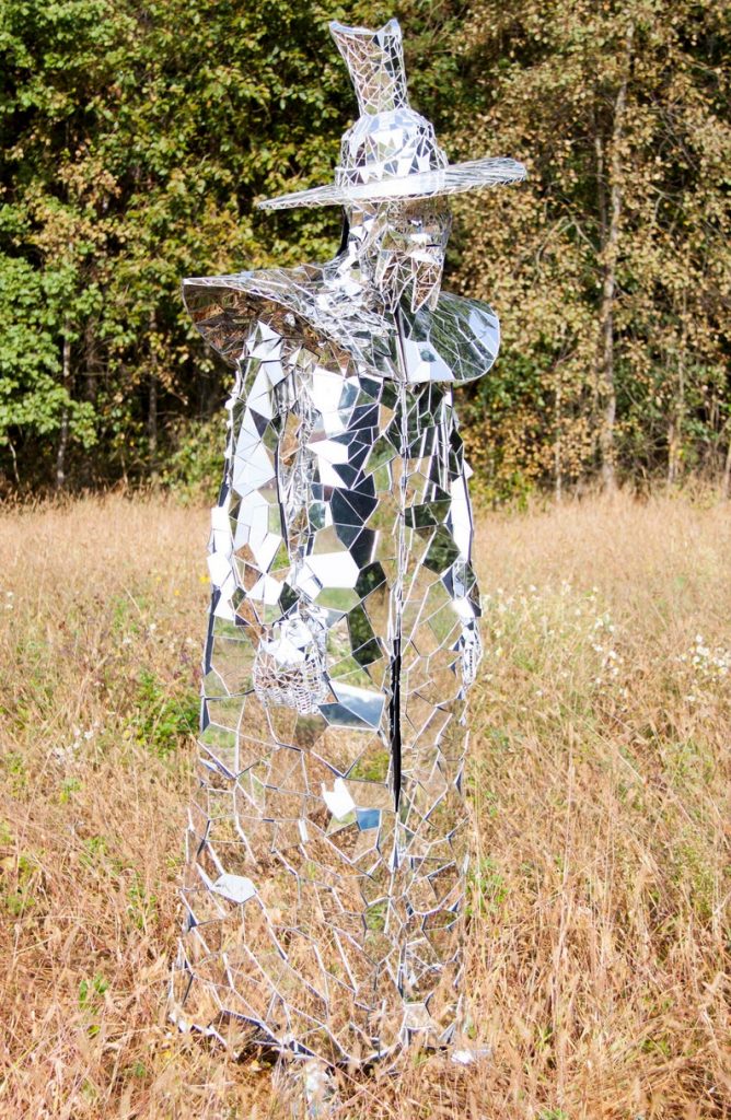 Mirror man "Wizard" glass man performance costume _M48