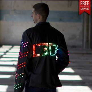 LED light up stylish custom logo jacket costume - Light Solutions ETERE ...
