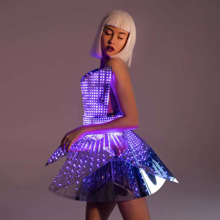 LEDs Light Up Dresses for Dance Show and Party - by ETERESHOP