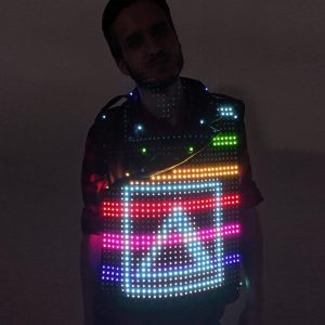 Programmable Led Jackets with lights for shows, parties and festivals