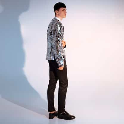 Disco Ball Silver Jacket Broken Mirror Style - Light Solutions ETERE ...