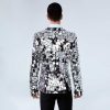 Mirror Silver men's Jacket Broken Mirror Style - by ETEREshop