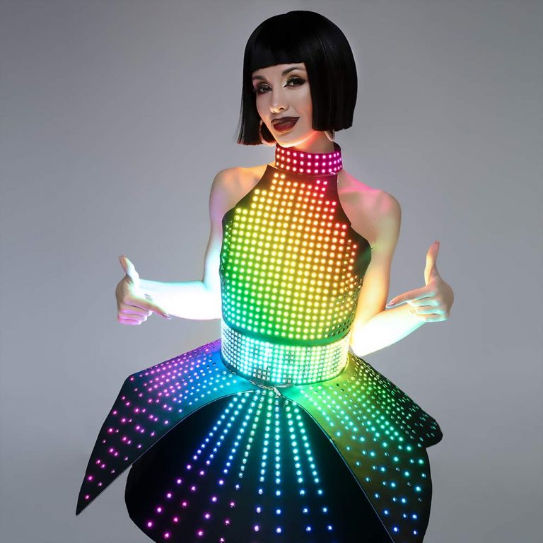 Luminous dress with custom lighting effects - by ETERESHOP