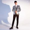 Mirror Silver men's Jacket Broken Mirror Style - by ETEREshop