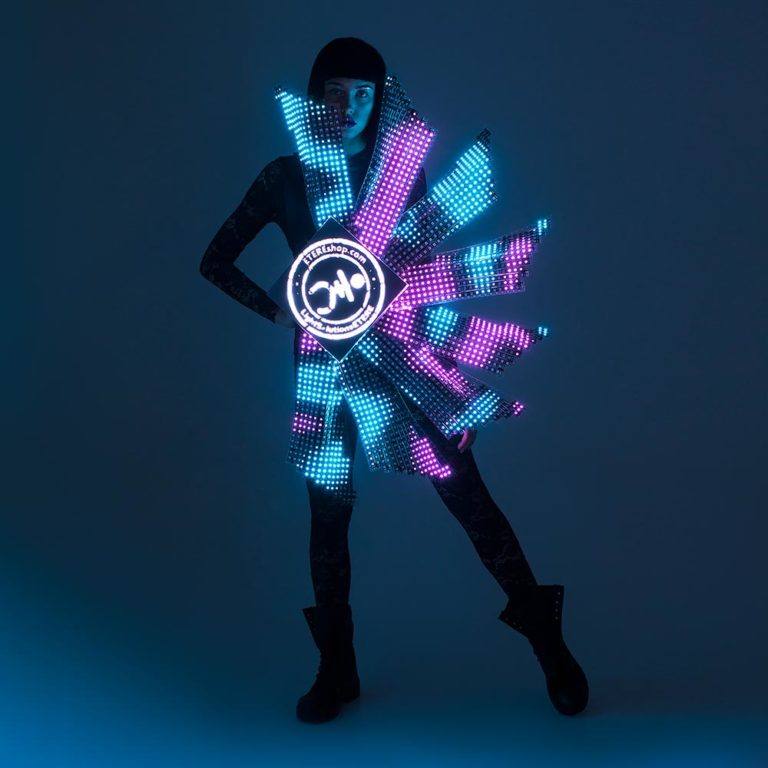 LED Flower costume with Ultra HD screen _U02-2 - by ETERESHOP