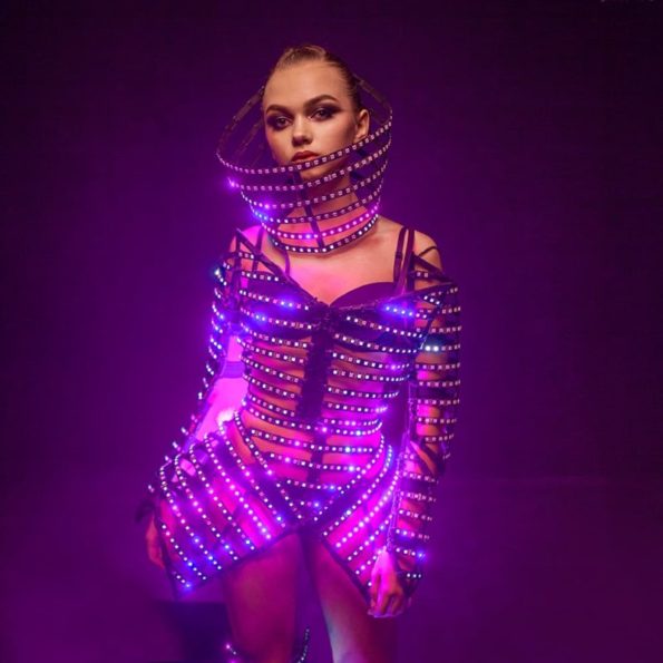 Smart Led costume fashion corset top dress - by ETERESHOP