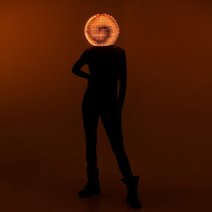 LED Helmet Screen In White Colour - Light Solutions ETERE - by ETERESHOP