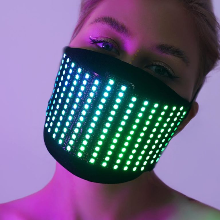 Smart LED Face Mask Vertical Strips by ETERESHOP _H49