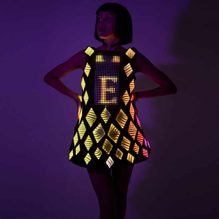 LED Infinity Mirror Dress with an LED Screen _N16 at an affordable price