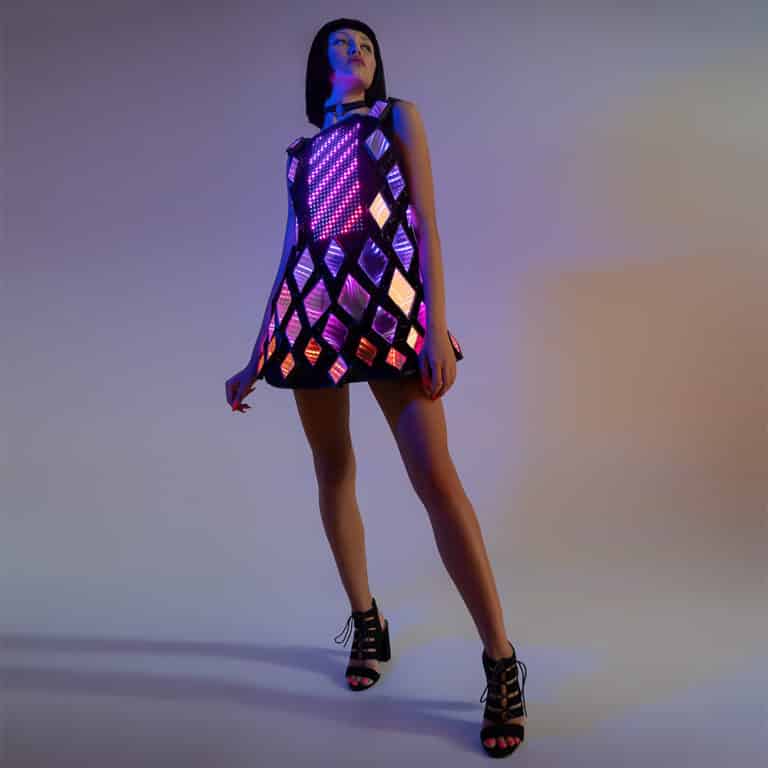 LED Infinity Mirror Dress with an LED Screen _N16 at an affordable price