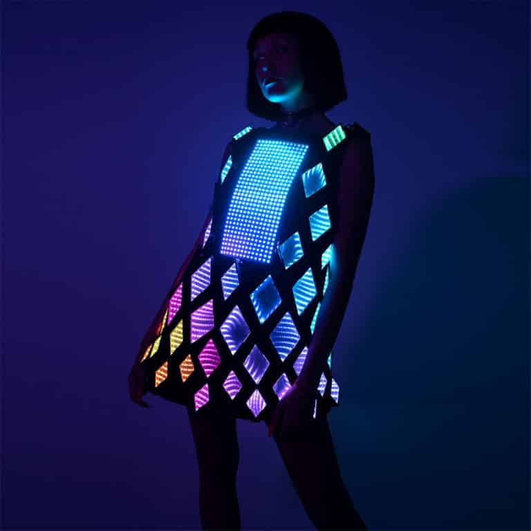LED Infinity Mirror Dress with an LED Screen _N16 at an affordable price