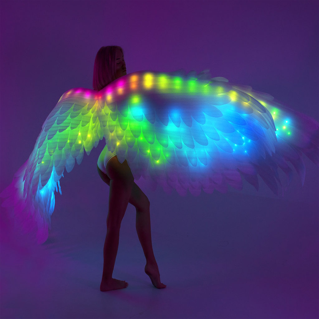 Led Cosplay Angel Wings Costume with 200 LEDs - ETEREshop