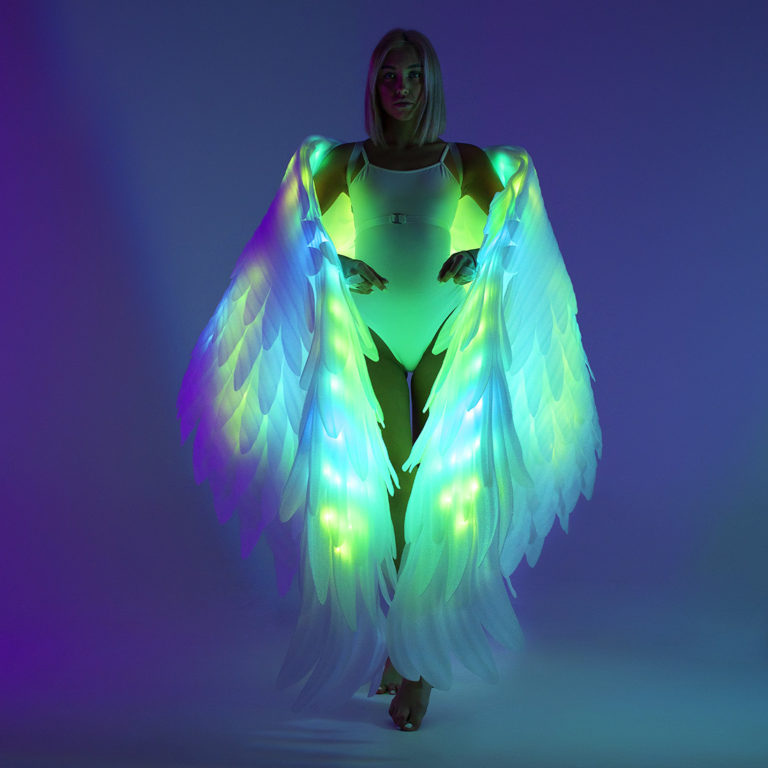 Led Cosplay Angel Wings Costume with 200 LEDs - ETEREshop