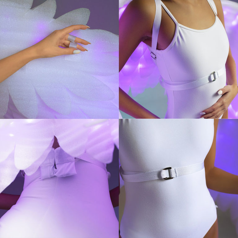 Led Cosplay Angel Wings Costume with 200 LEDs - ETEREshop