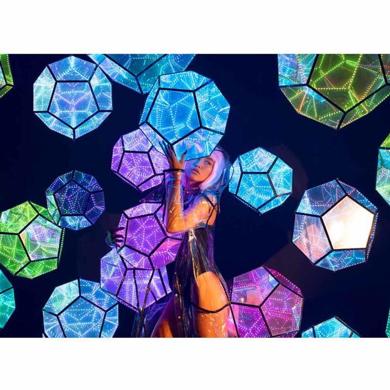 LED Infinity Mirror Dodecahedron by ETERESHOP _N13