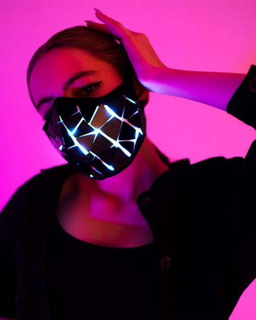 Programmable LED light up robot suit for artists - by ETERESHOP