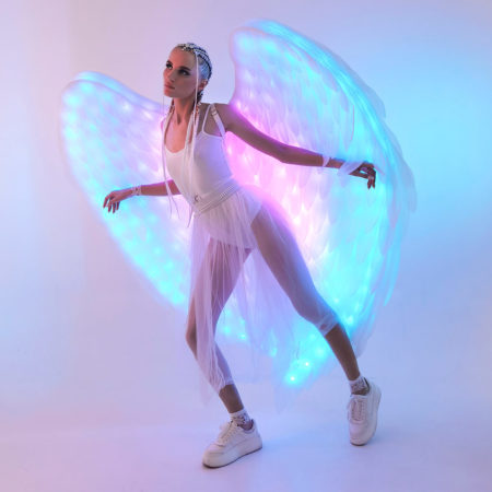 LED clothing, led suit, led outfit for women and men - by ETERESHOP