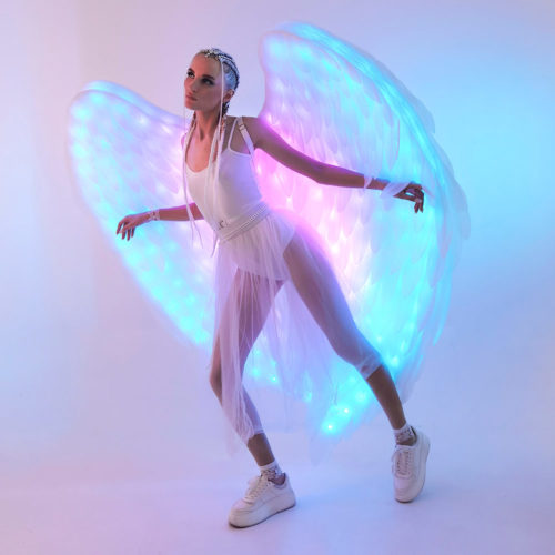 LED clothing, led suit, led outfit for women and men - by ETERESHOP