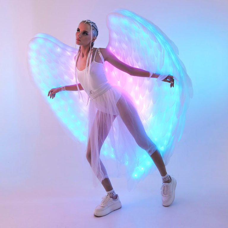 LED clothing, led suit, led outfit for women and men - by ETERESHOP