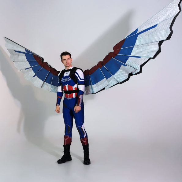 Custom Cosplay Falcon Mechanical Wings for Cosplay Festivals