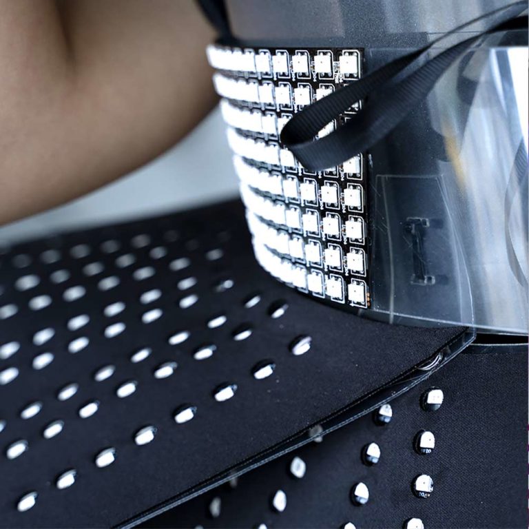 Rave Outfit Smart LED Dress with a Light Up Belt - by ETERESHOP