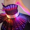 Rave Outfit Smart LED Dress with a Light Up Belt - by ETERESHOP