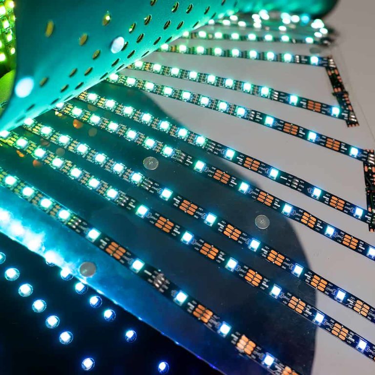 Rave Outfit Smart LED Dress with a Light Up Belt - by ETERESHOP