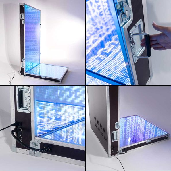 Large 3D LED Infinity Mirror decoration for your party with 8000 LEDs
