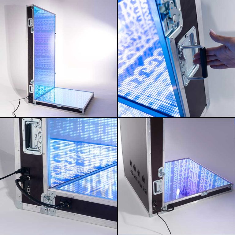 Large 3D LED Infinity Mirror decoration for your party with 8000 LEDs